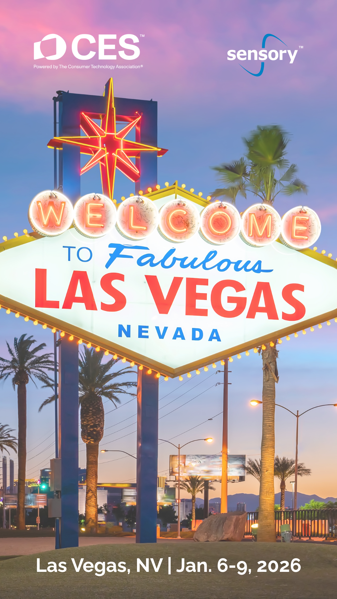 Sensory at CES 2026 in Las Vegas